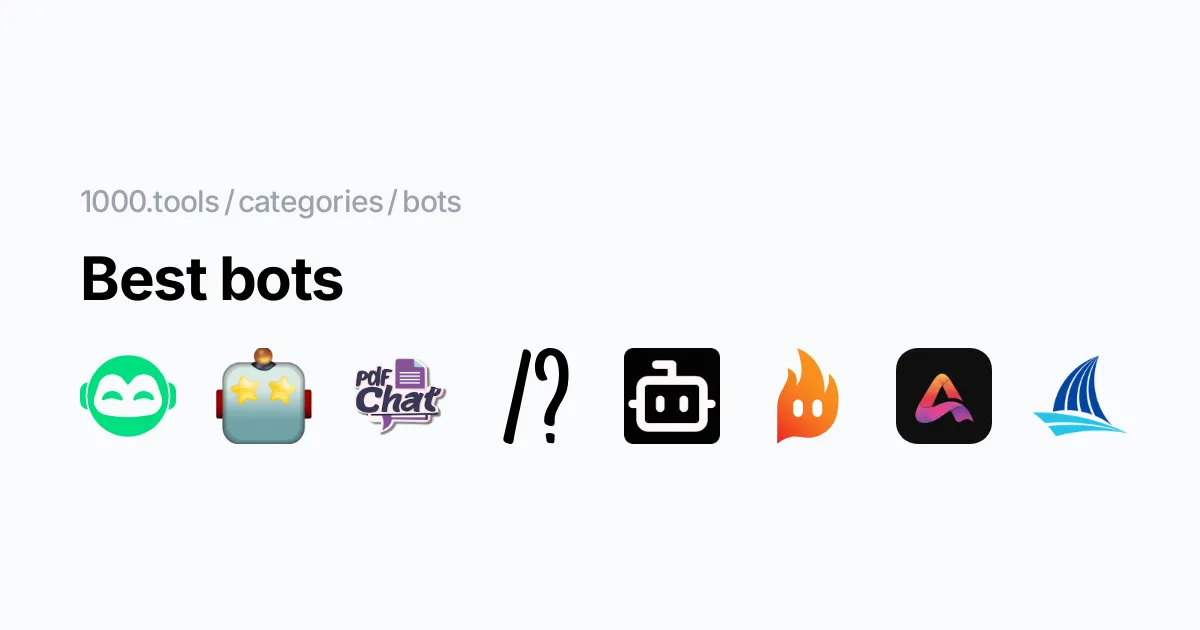 Best bots - 1000.tools